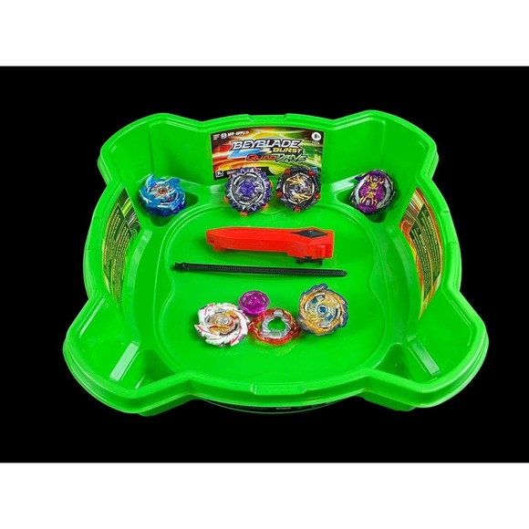 Takara | Toys | Lot Of Beyblade Burst Quad Drive Stadium And | Poshmark